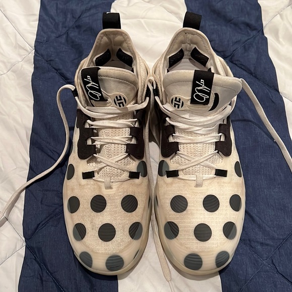 adidas | Shoes | James Harden Boost Sneakers Polka Dot | Poshmark